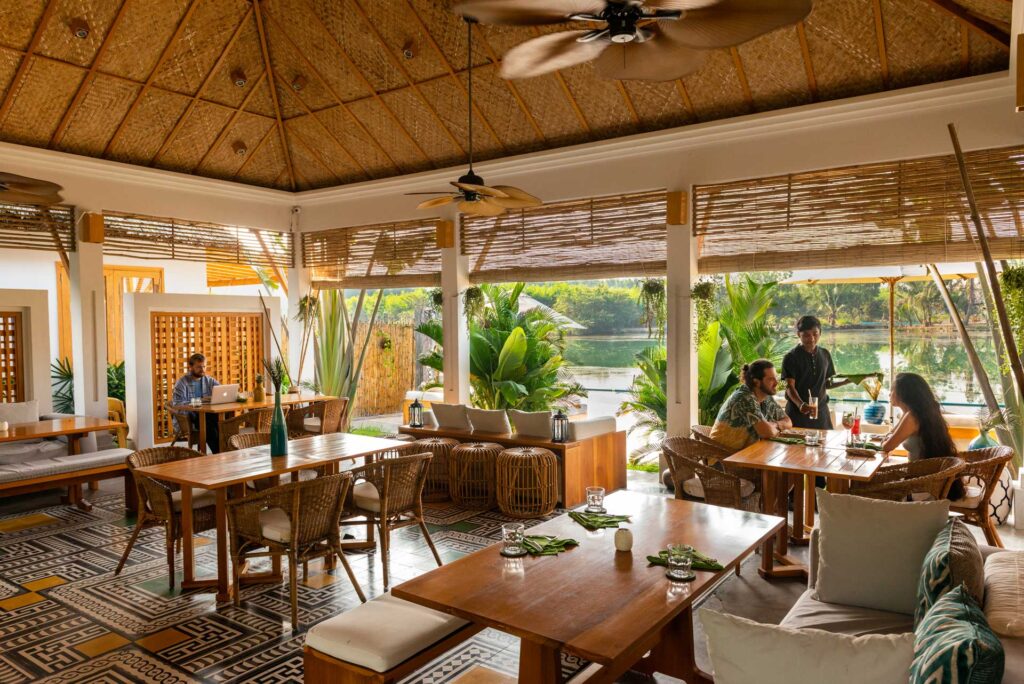 Dining at Chi-Bu Riverside Resort with Fresh Good Food